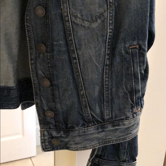 Express | Jackets & Coats | Express Jeans Cropped Jean Jacket Faded ...